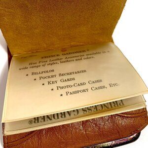 Prince Gardner | Bags | Princess Gardner Cognac Leather Cowhide Wallet ...